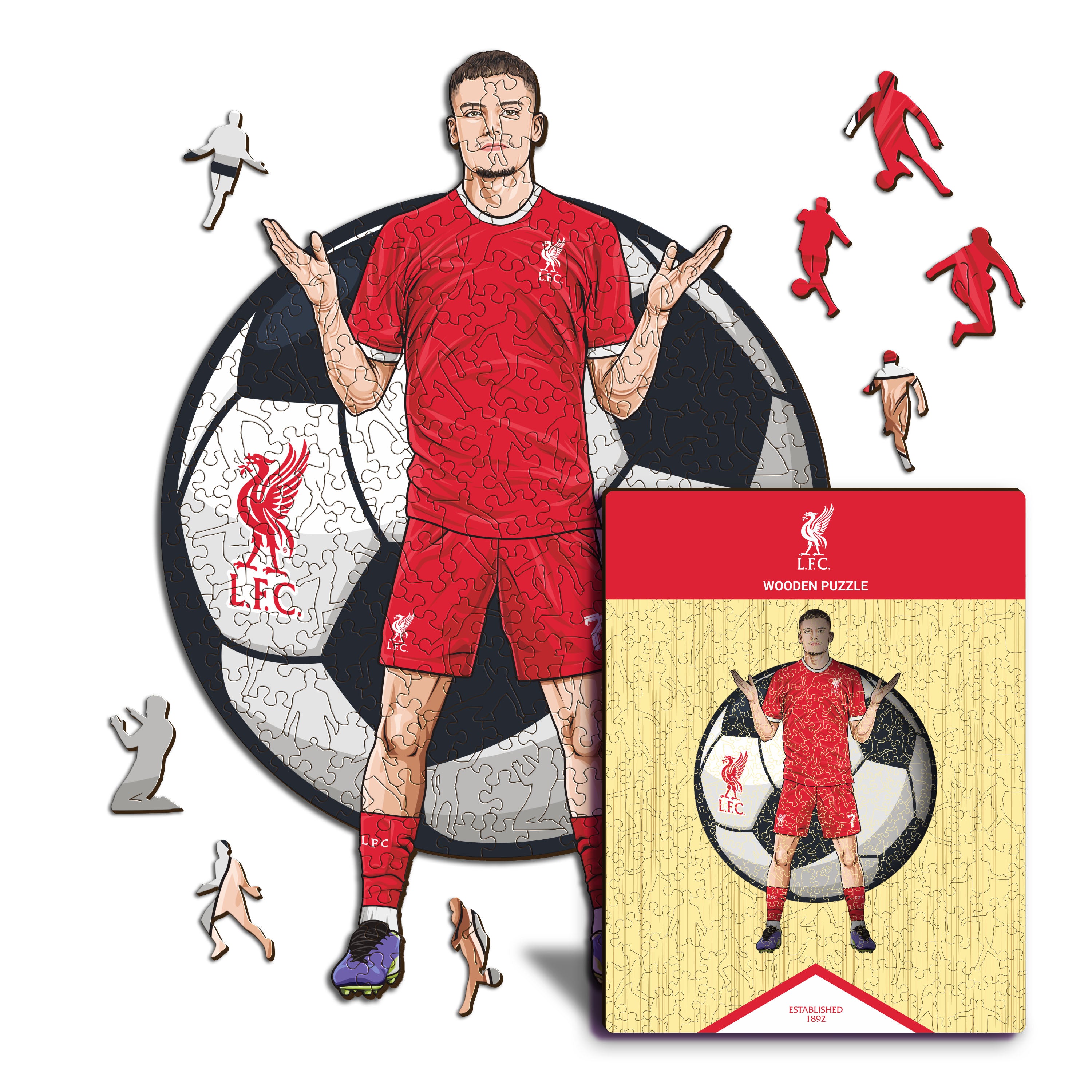 Florian Wirtz - Puzzle de Madera – Iconic Puzzles ES