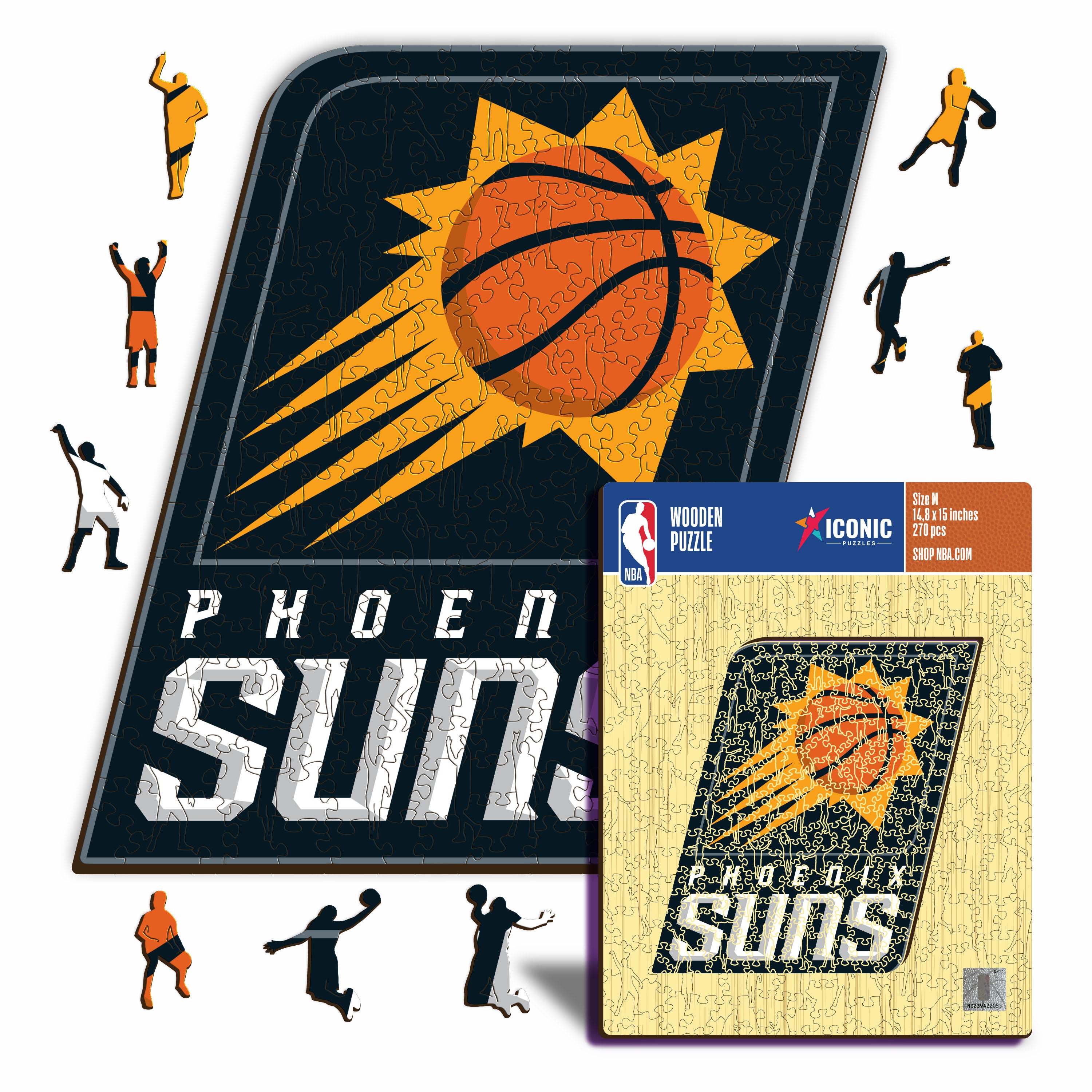 Phoenix Suns™ - Puzzle de Madera – Iconic Puzzles ES