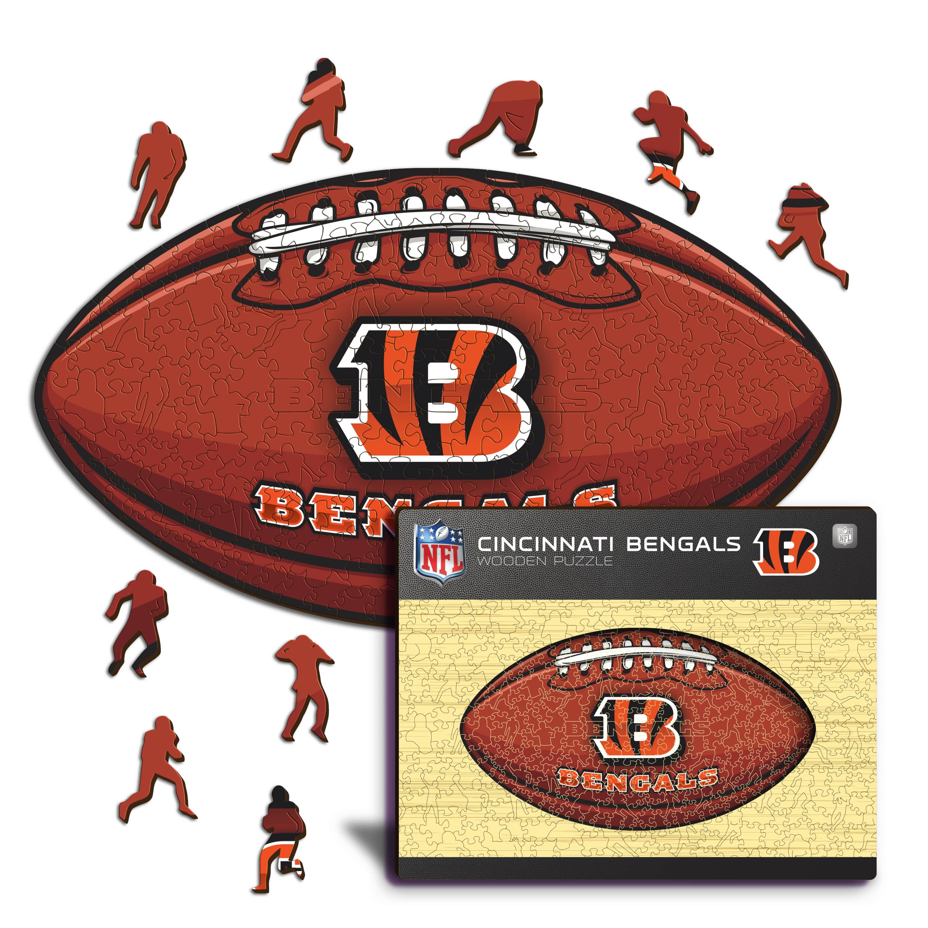 Cincinnati Bengals™ - Puzzle de Madera – Iconic Puzzles ES